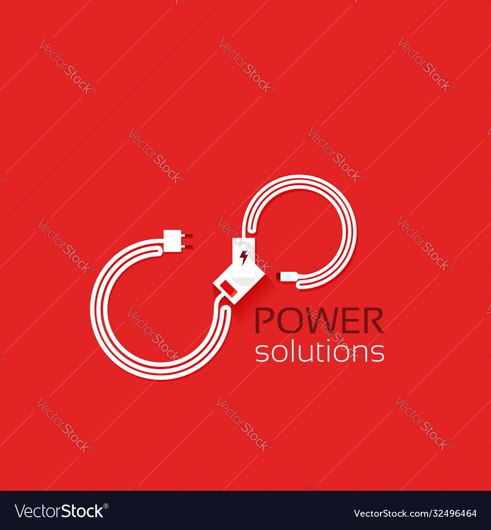 Infinity solution power concept background design Vector Image