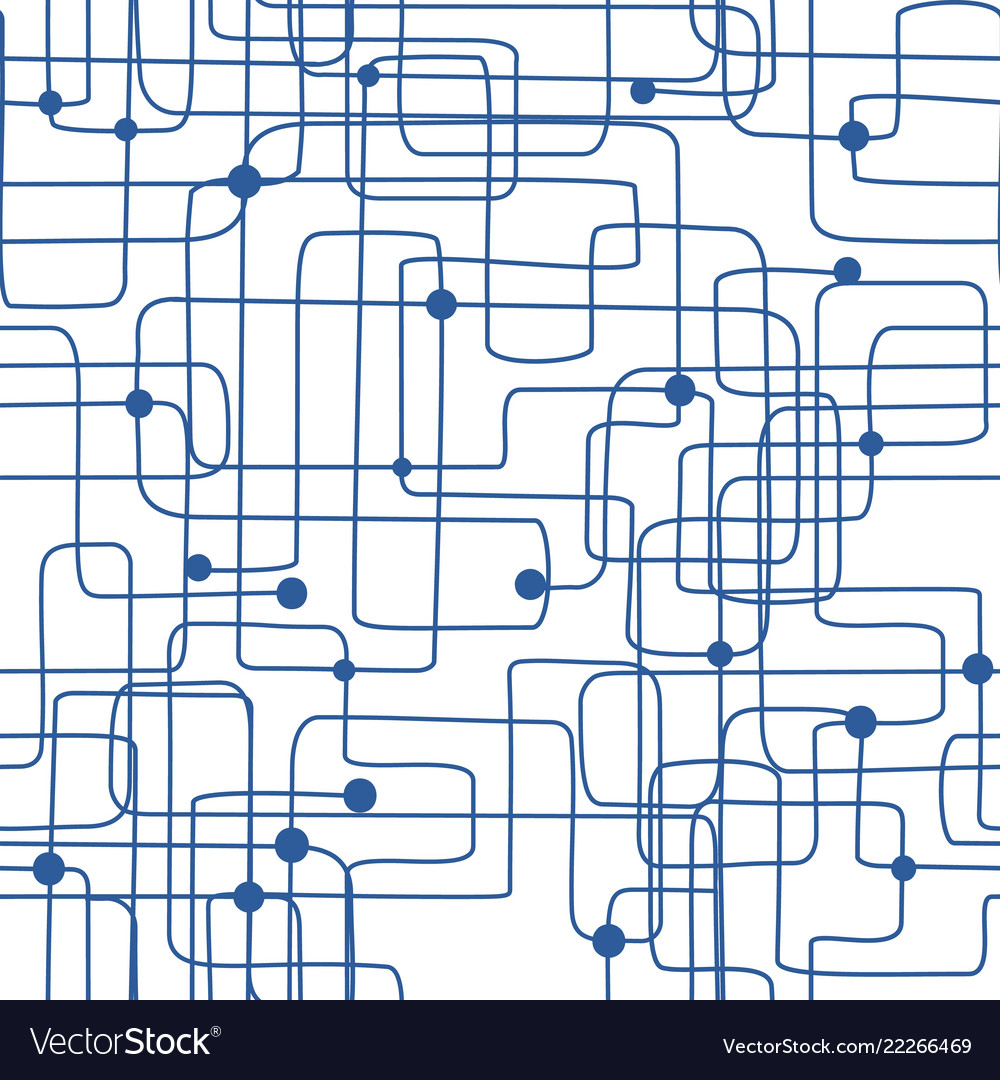 Scribbles seamless pattern Royalty Free Vector Image