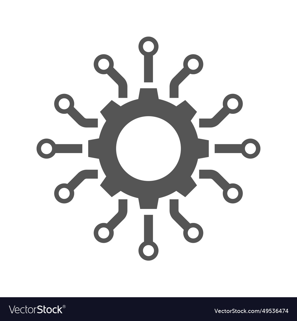 Data integration icon framework or technology Vector Image Data integration icon framework or technology Vector Image