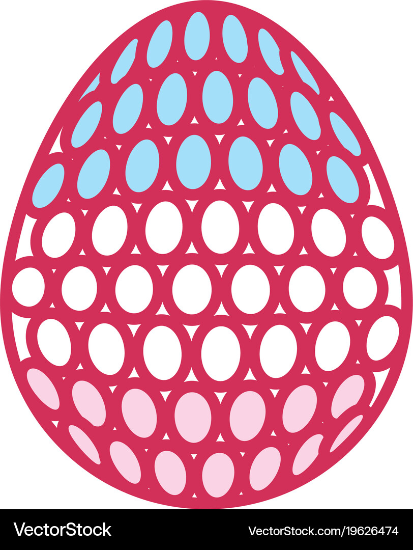 Easter eggs design Royalty Free Vector Image - VectorStock