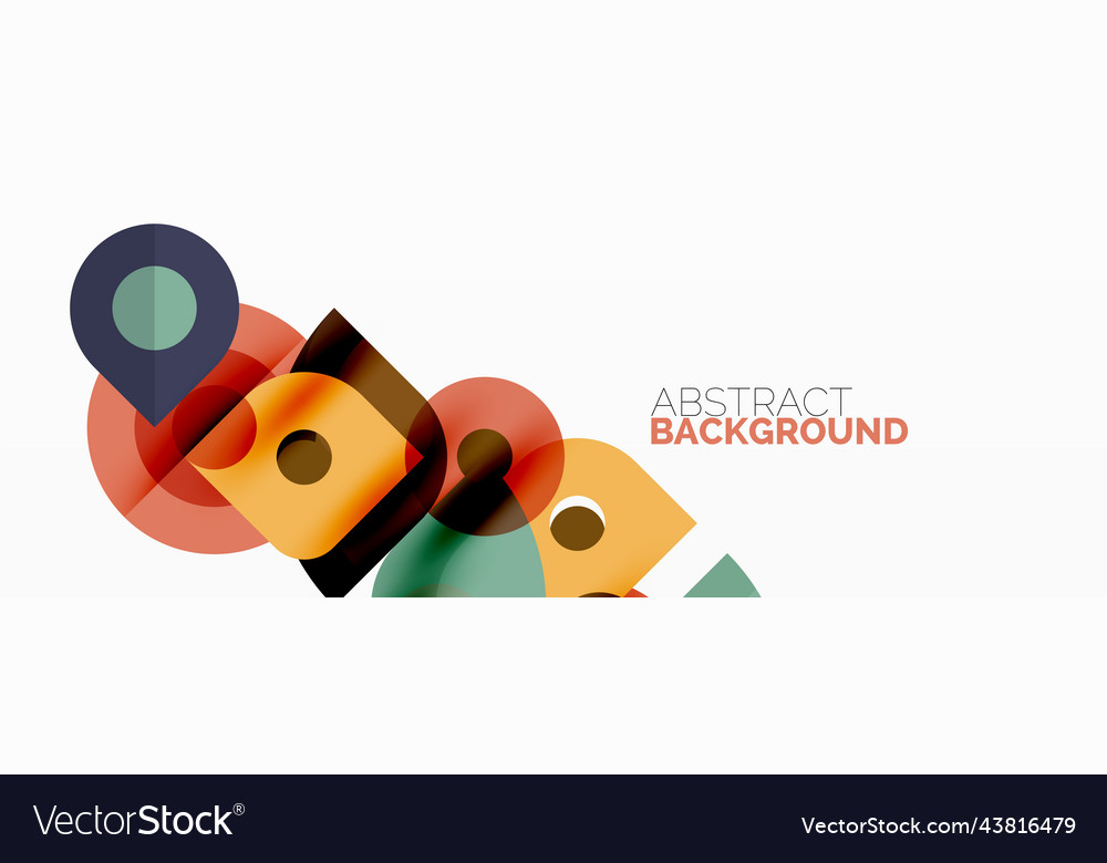 Colorful geometric pattern minimal abstract Vector Image Colorful geometric pattern minimal abstract Vector Image