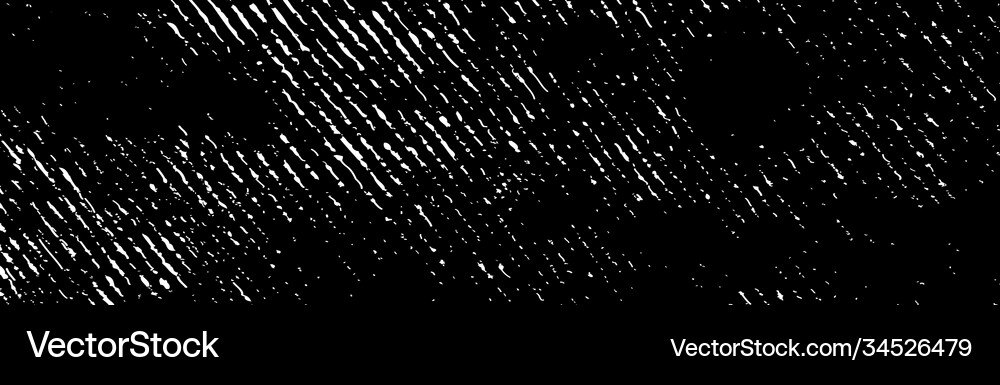Grunge white lines and dots on a black background Vector Image