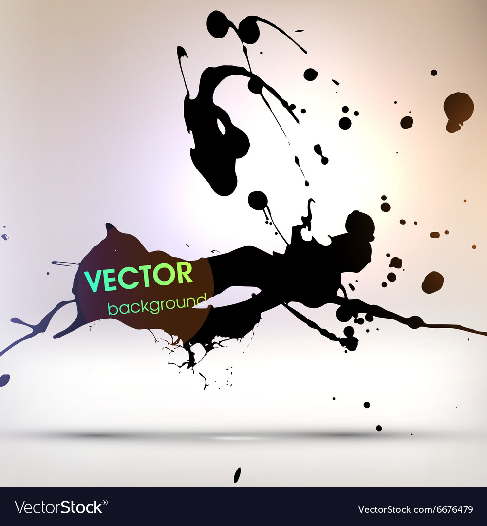 Paint splash background Royalty Free Vector Image
