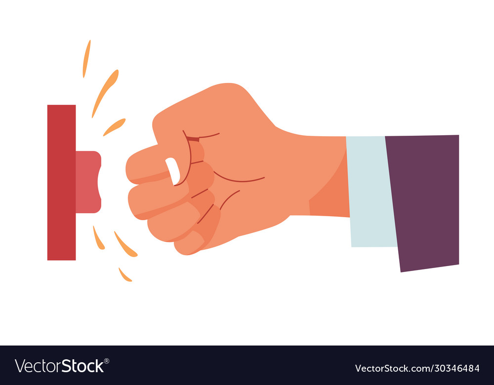 Avoid direct contact with surfaces and objects Vector Image