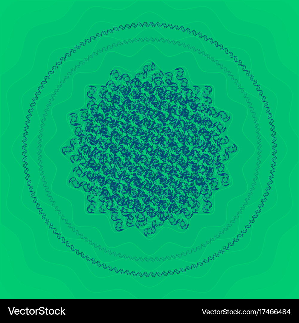 New symmetrical abstract art ornament Royalty Free Vector