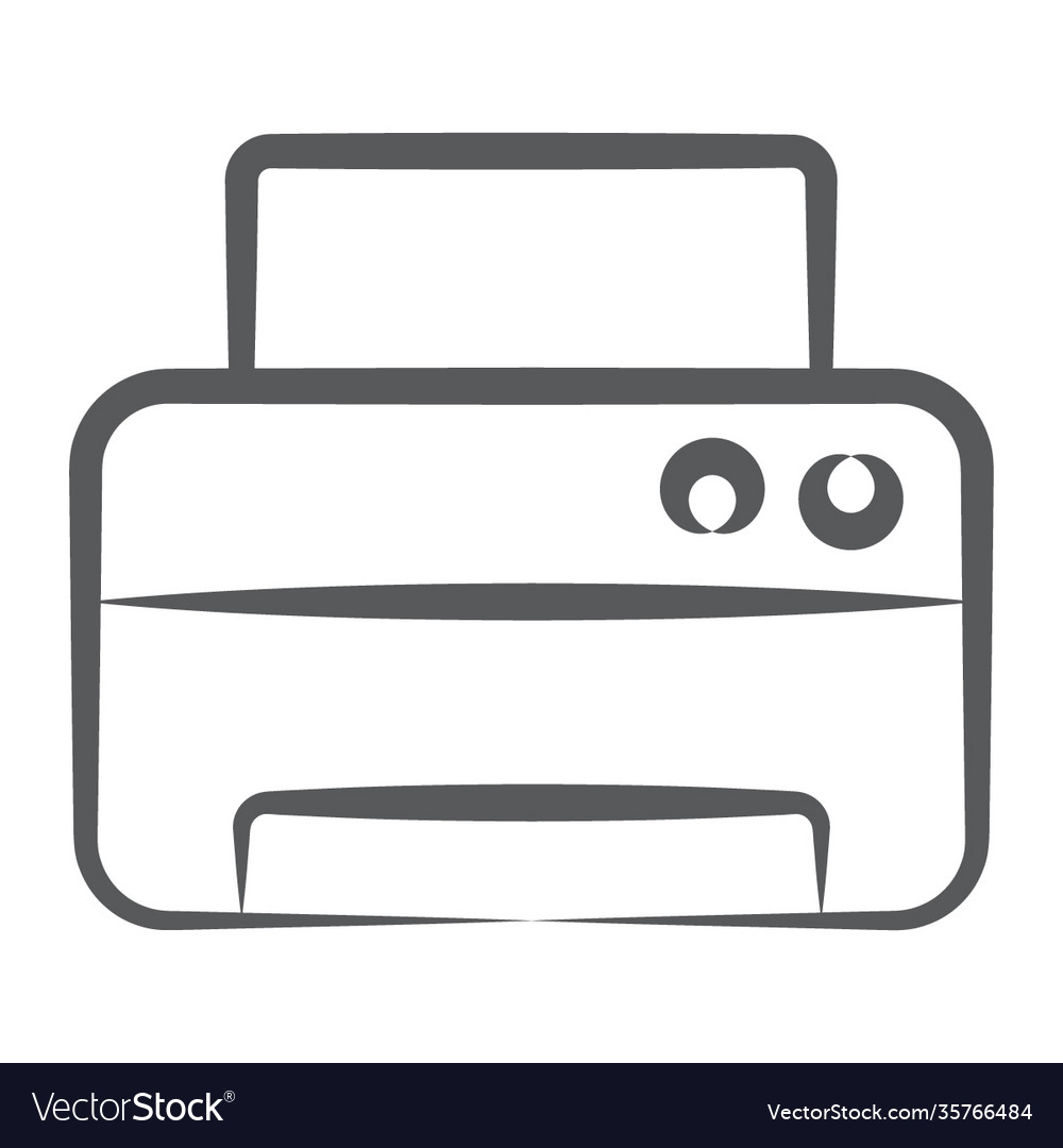 Printer Royalty Free Vector Image - VectorStock