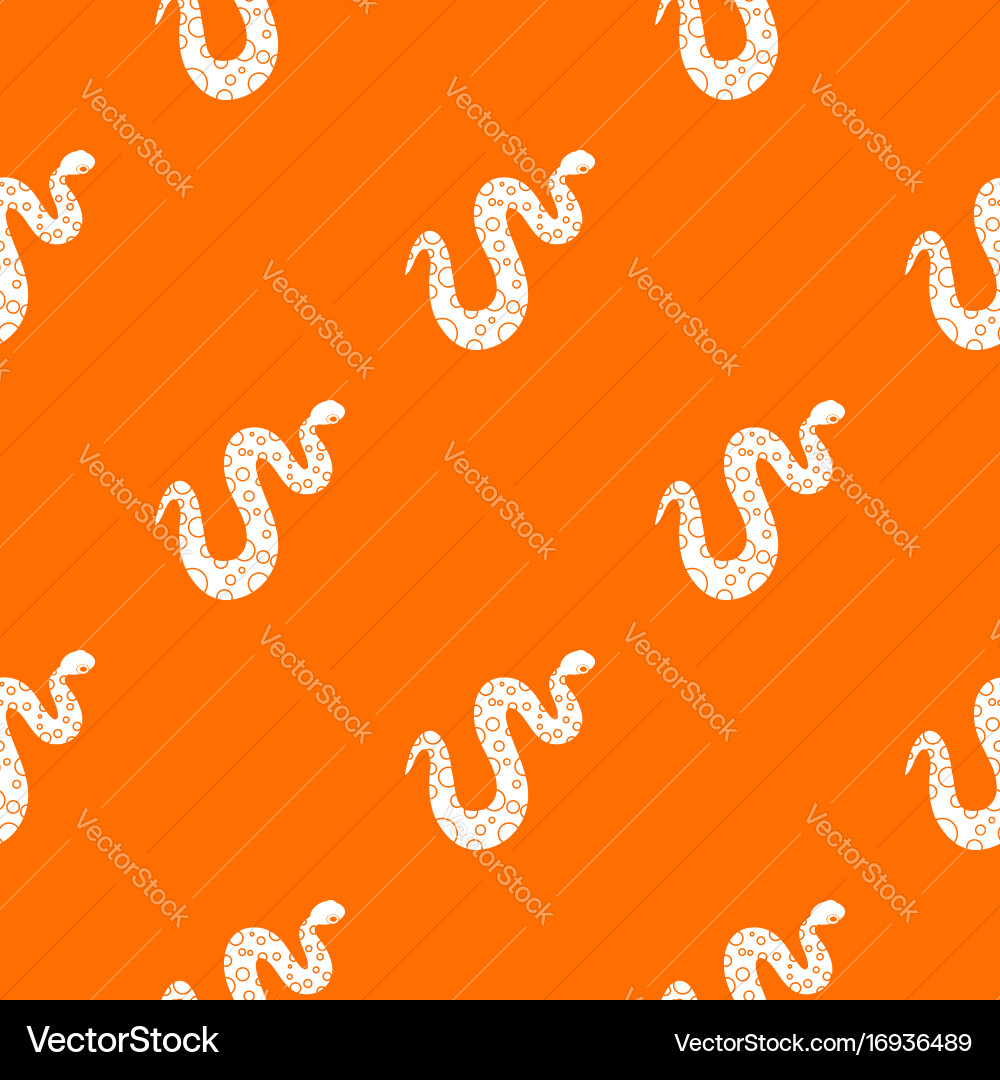 Dotted snake pattern seamless Royalty Free Vector Image