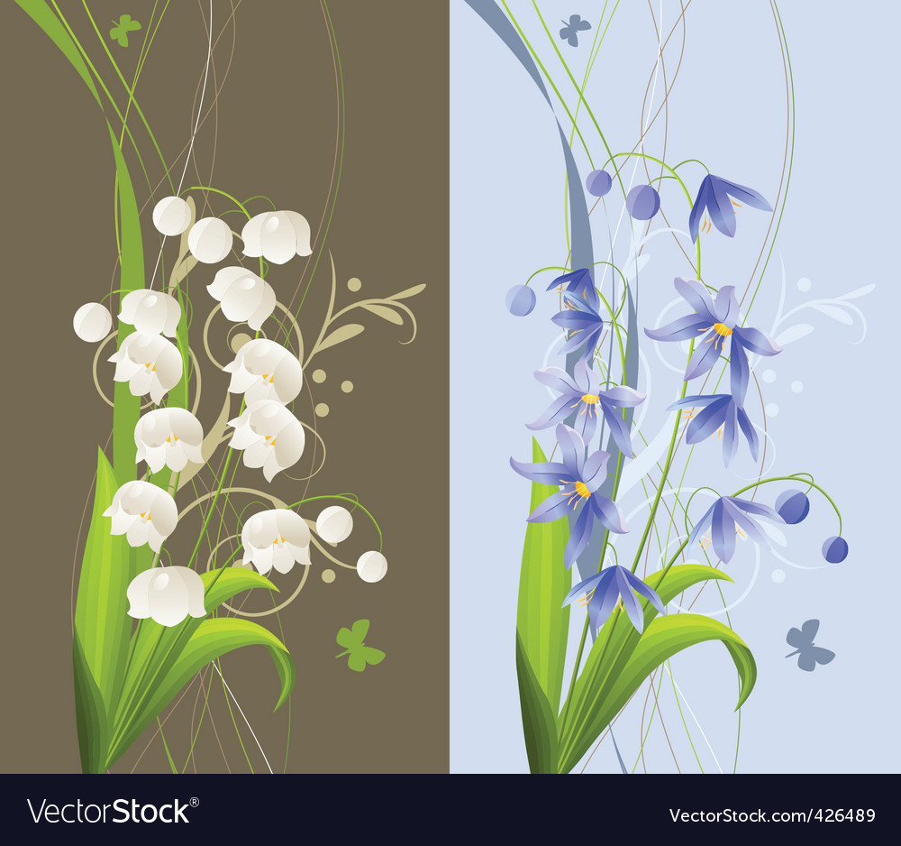 Spring flowers Royalty Free Vector Image - VectorStock
