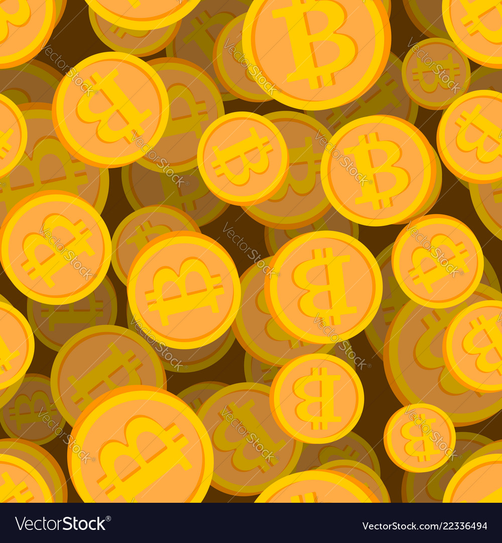 Bitcoin seamless pattern cryptocurrency background Bitcoin seamless pattern cryptocurrency background
