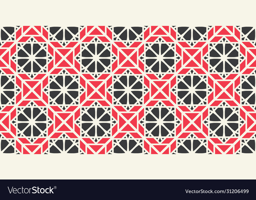 Border arabic pattern Royalty Free Vector Image