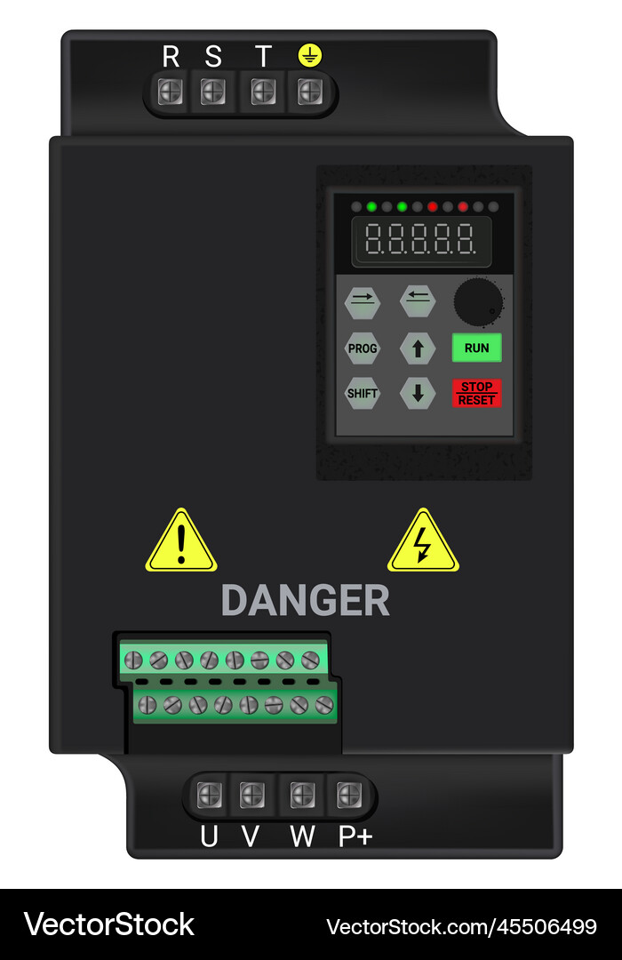 Control panel production Royalty Free Vector Image