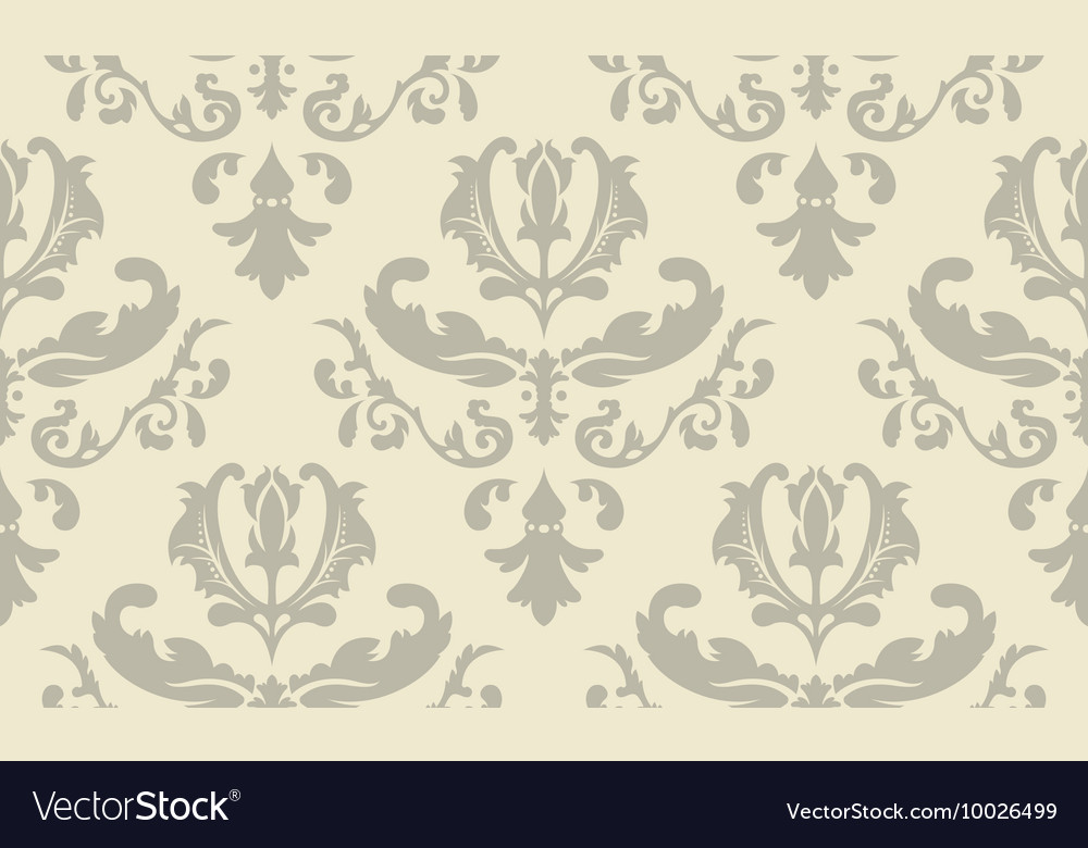 Seamless baroque pattern Royalty Free Vector Image
