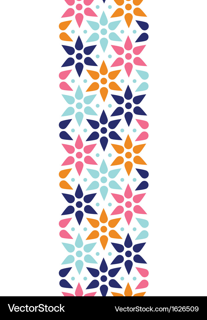 Abstract colorful stars seamless pattern Vector Image