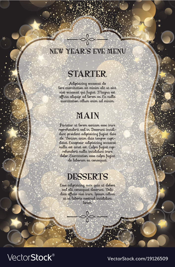 Decorative New Years Eve Menu Royalty Free Vector Image decorative-new-years-eve-menu-royalty-free-vector-image