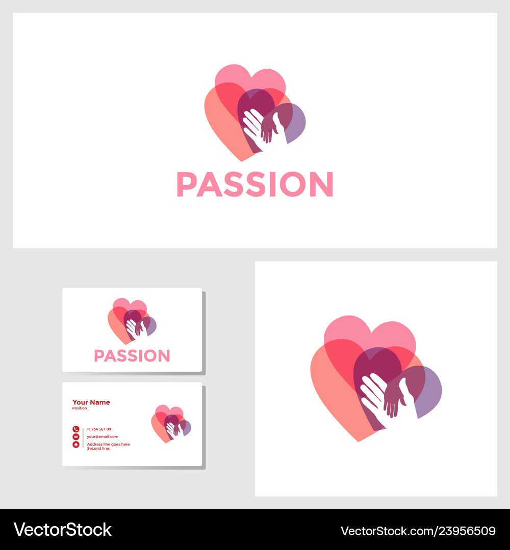 Love passion icon design template Royalty Free Vector Image