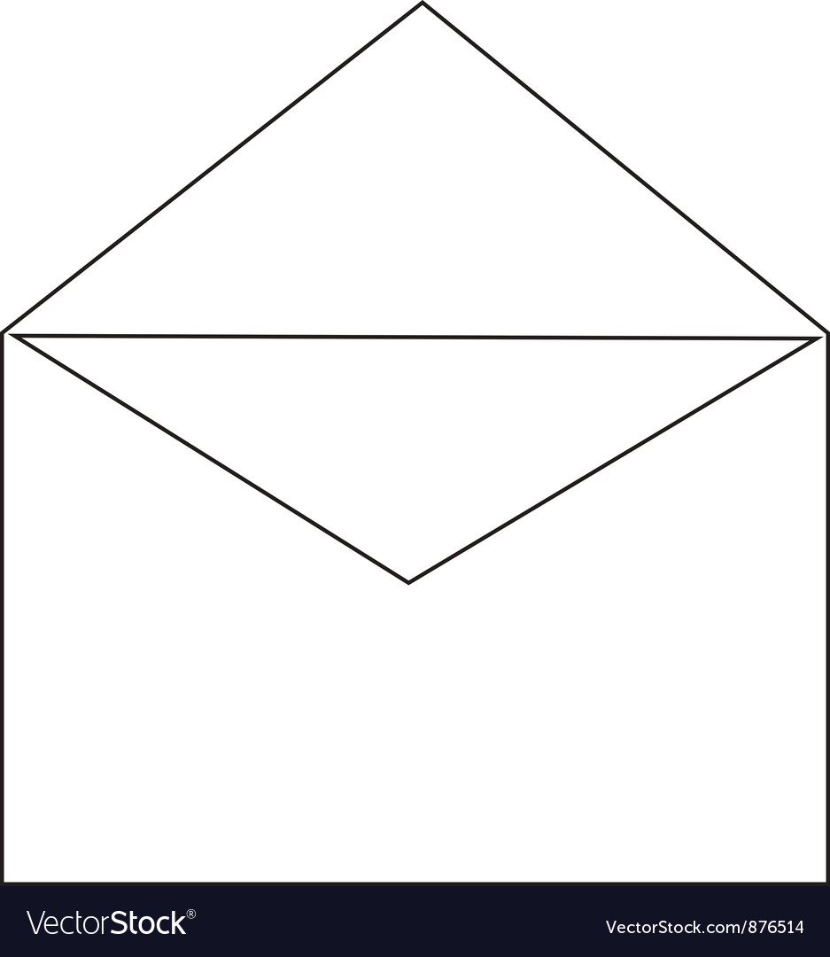 Open envelope Royalty Free Vector Image - VectorStock