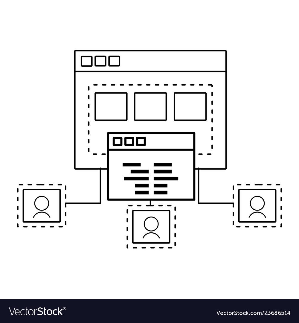 Technology computing cartoon Royalty Free Vector Image