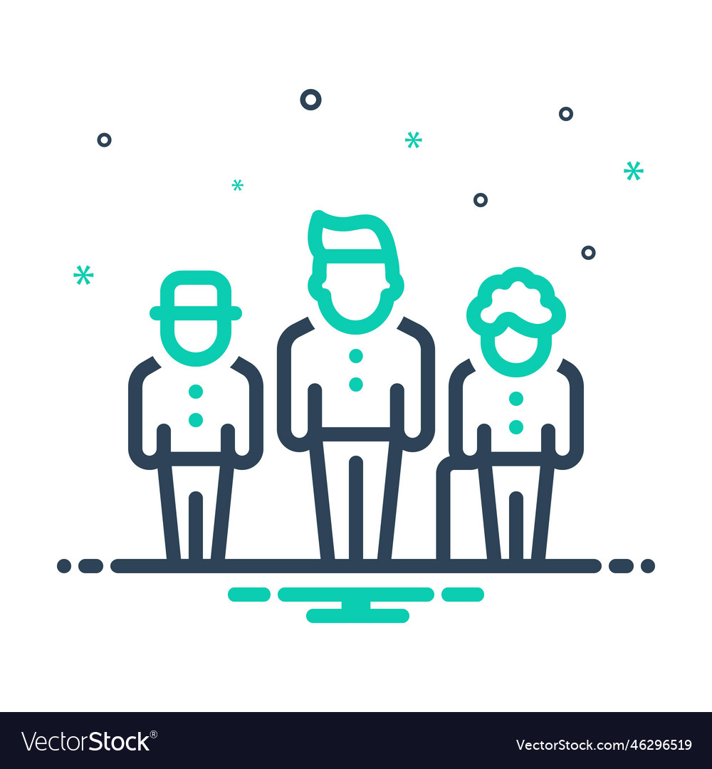 Generations Royalty Free Vector Image - VectorStock