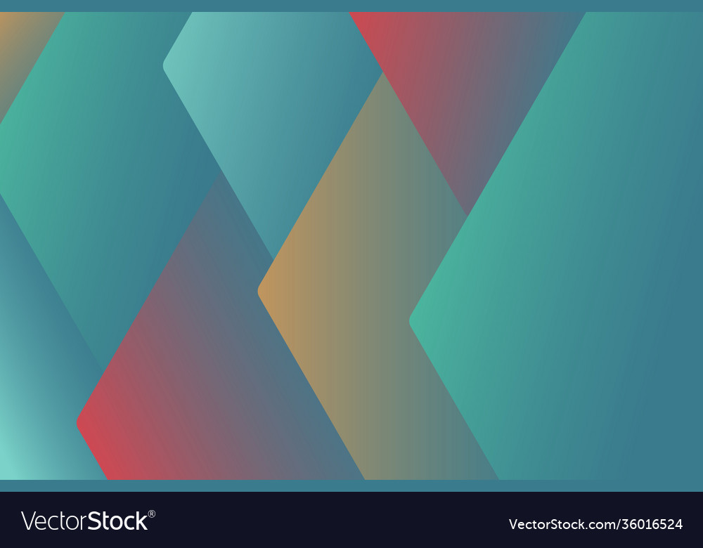Design gradient color hexagonal pattern Royalty Free Vector