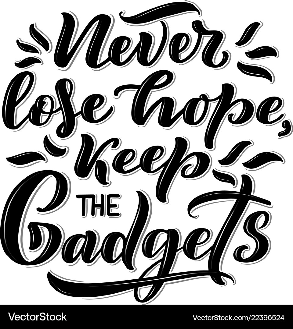 Lettering composition for posters motivational Vector Image