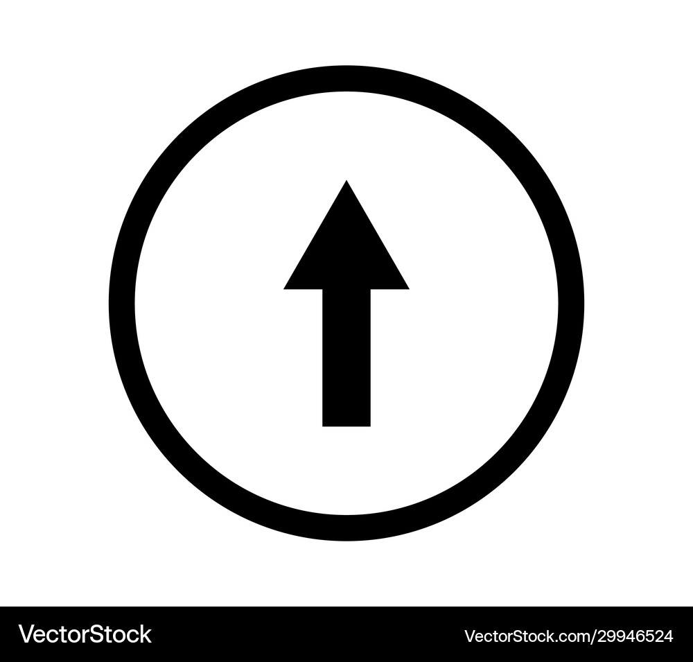 Road sign icon in on white background Royalty Free Vector