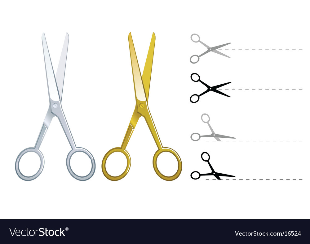 Scissors Royalty Free Vector Image - VectorStock