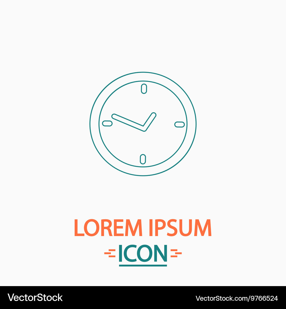 Watch computer symbol Royalty Free Vector Image