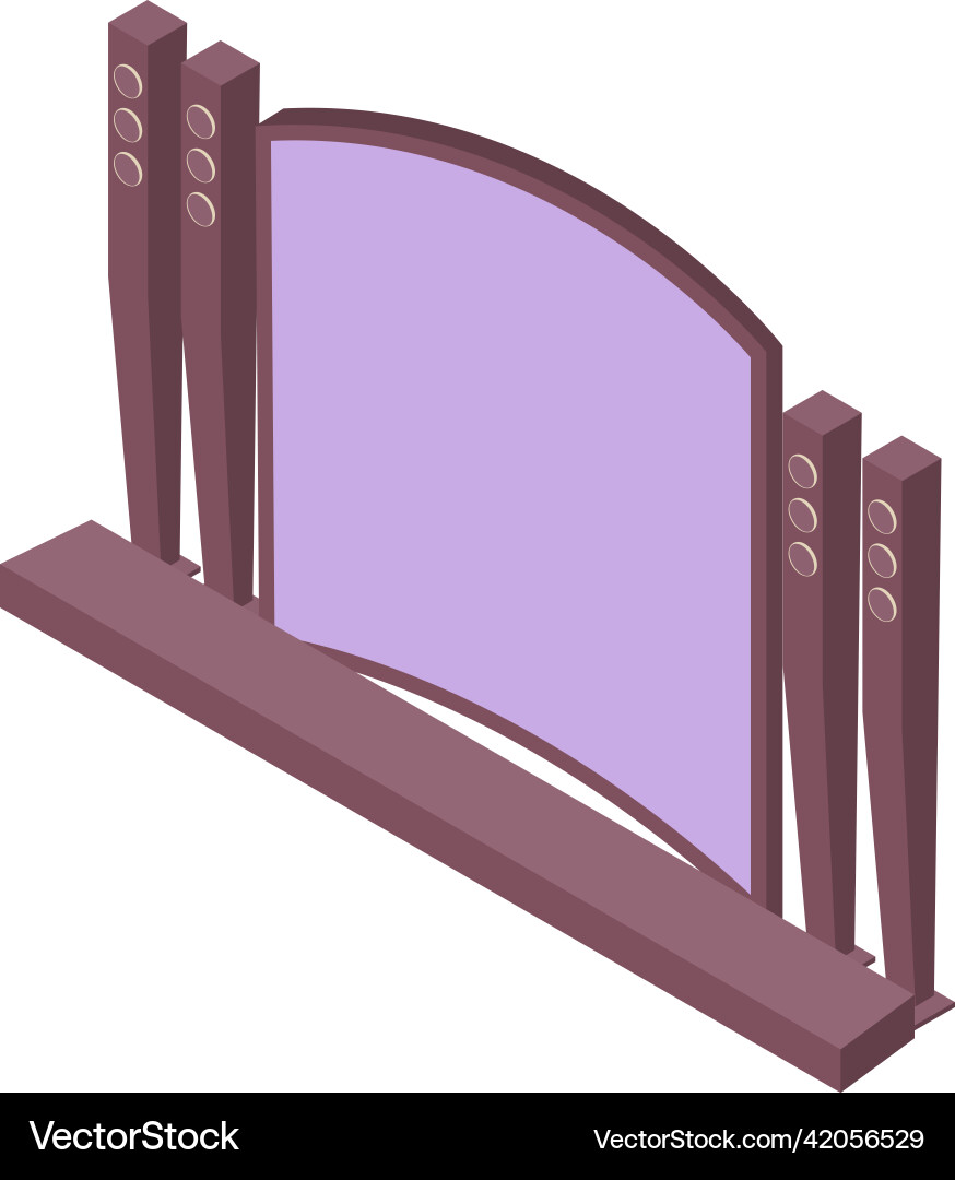 Cinema screen icon Royalty Free Vector Image - VectorStock