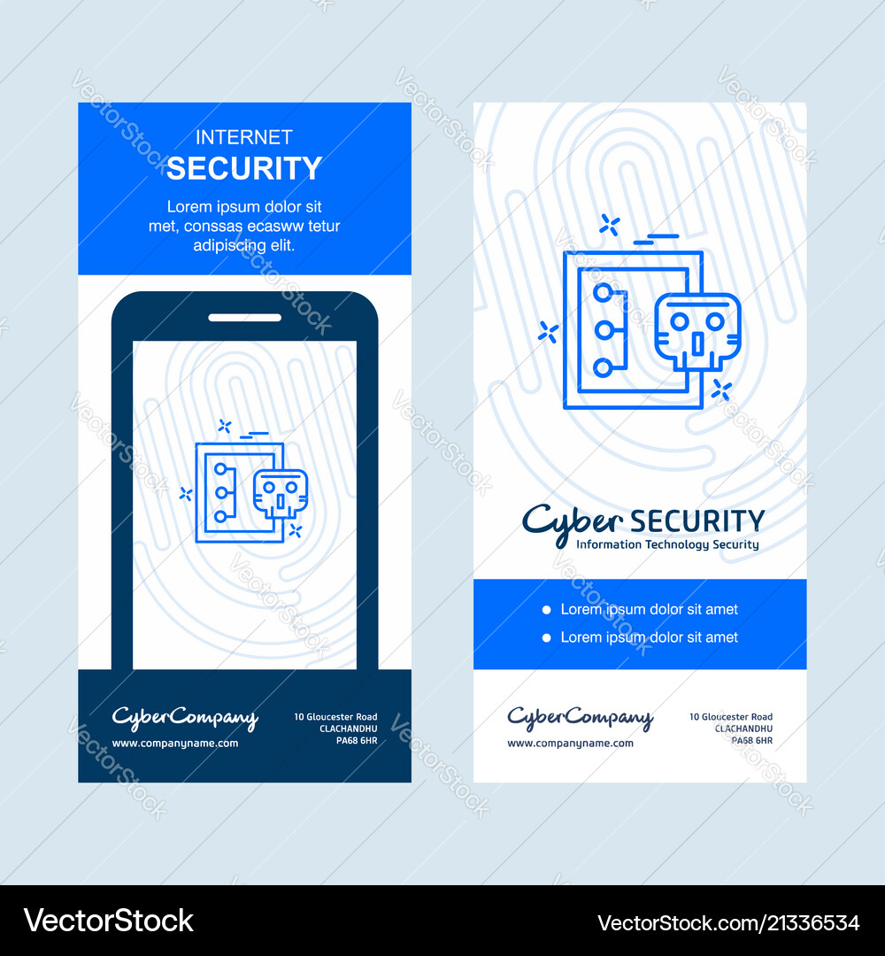 Cyber security design with creative Royalty Free Vector