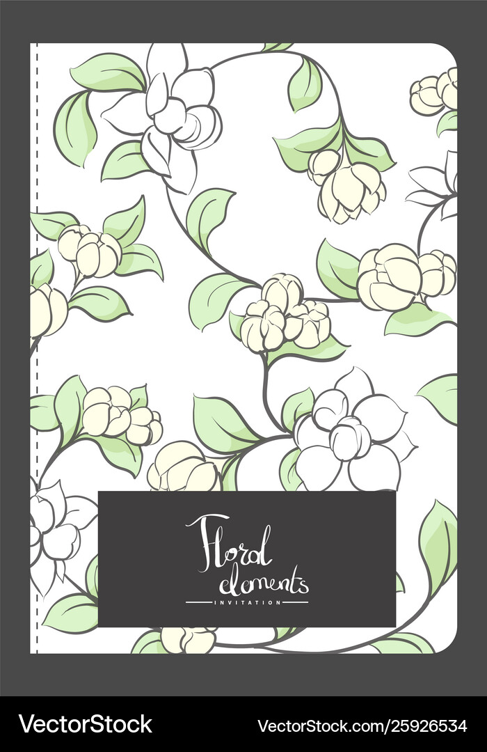 Loral pattern background Royalty Free Vector Image
