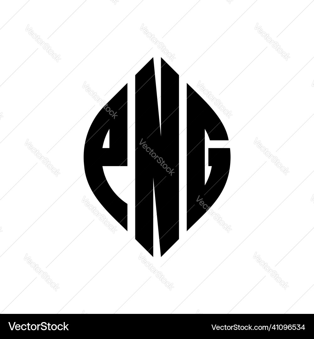 Png circle letter logo design Royalty Free Vector Image