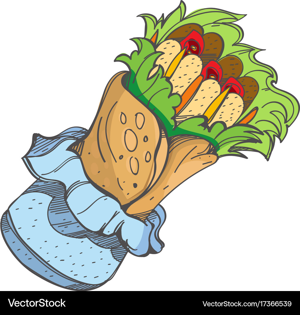 Enchilada logo traditional mexican cuisine Vector Image