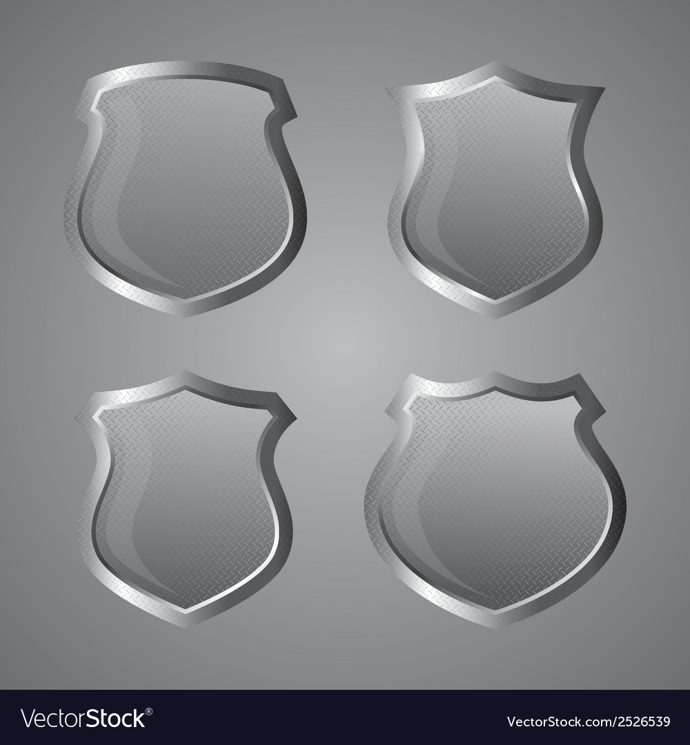 Shield emblems Royalty Free Vector Image - VectorStock