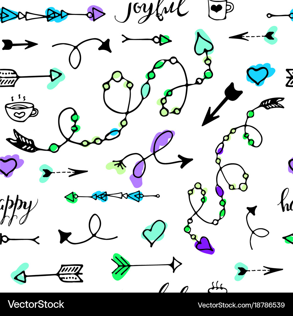 Tribal vintage arrows Royalty Free Vector Image