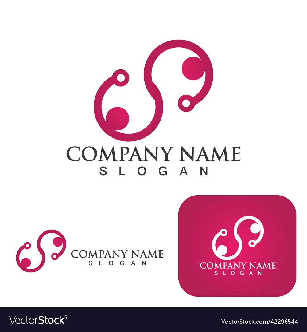 Infinity logo icon Royalty Free Vector Image - VectorStock
