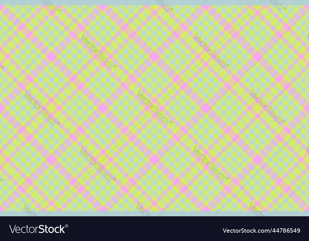 Textile fabric seamless check pattern tartan Vector Image