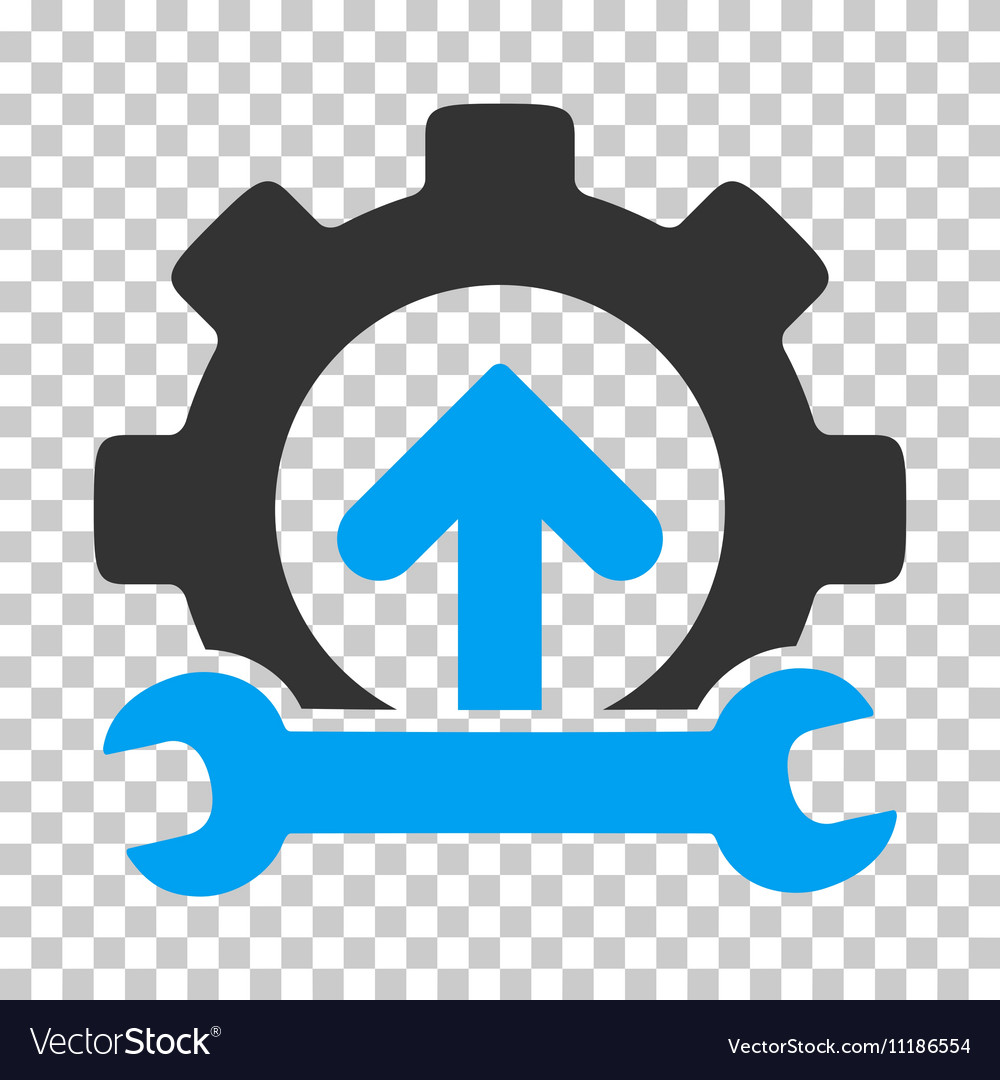 Gear integration tools icon Royalty Free Vector Image