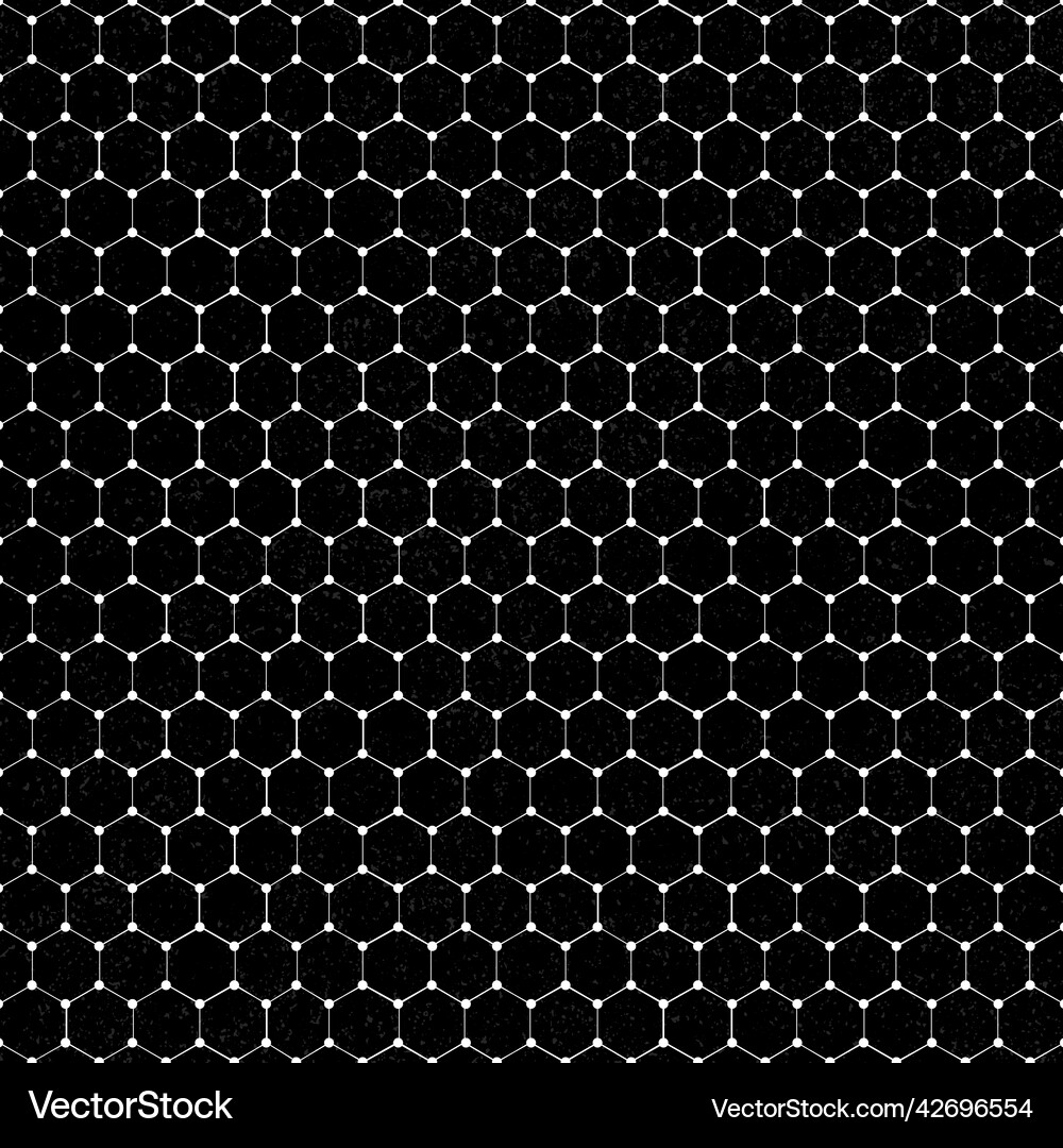 White hexagonal patterned background Royalty Free Vector