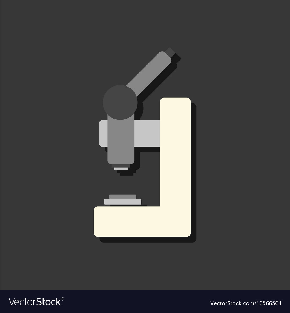 Flat icon design collection laboratory microscope Vector Image Flat icon design collection laboratory microscope Vector Image