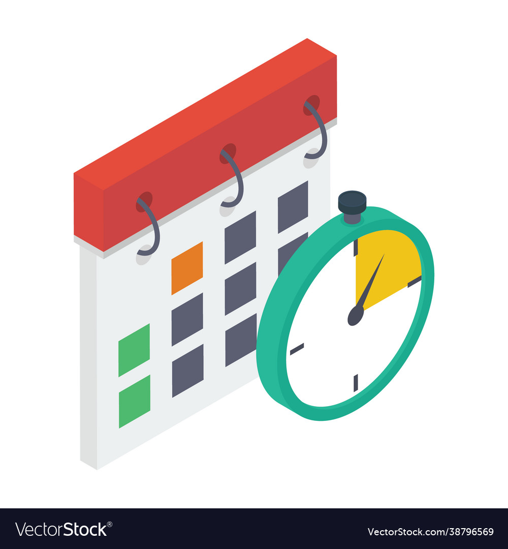 Schedule Royalty Free Vector Image - VectorStock