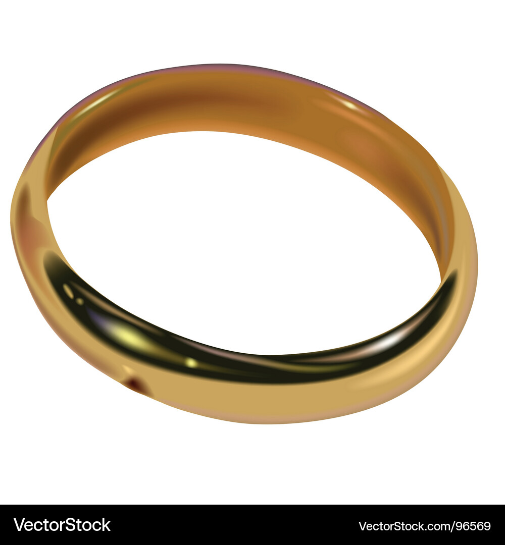 Wedding ring Royalty Free Vector Image - VectorStock
