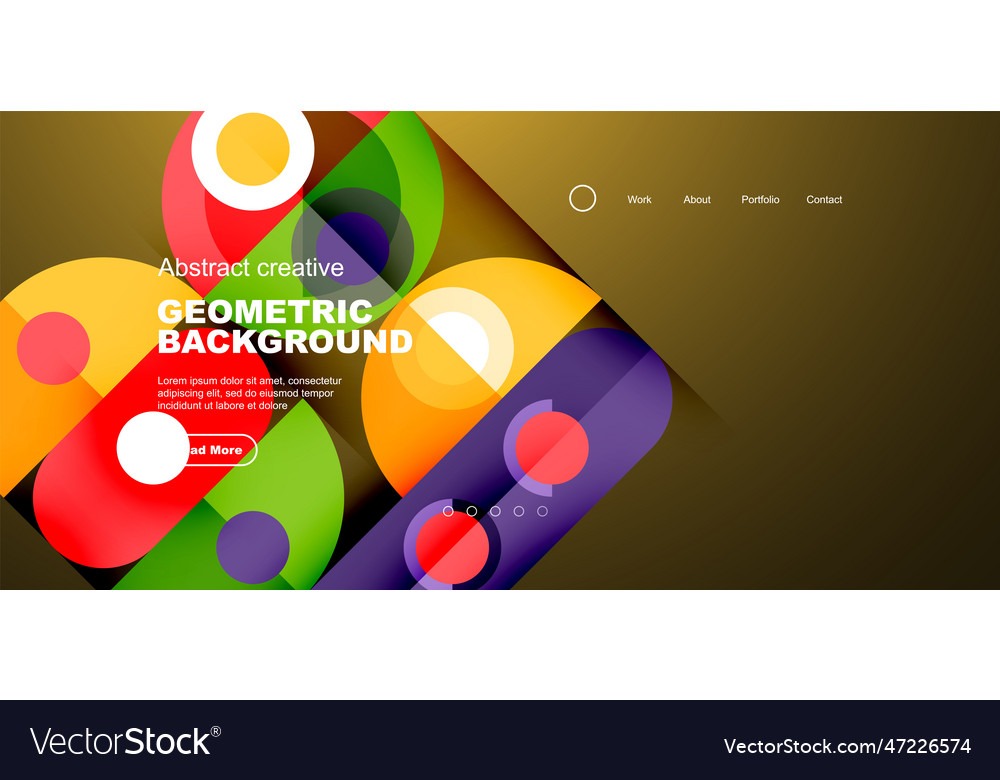 Simple circles and round elements pattern Vector Image