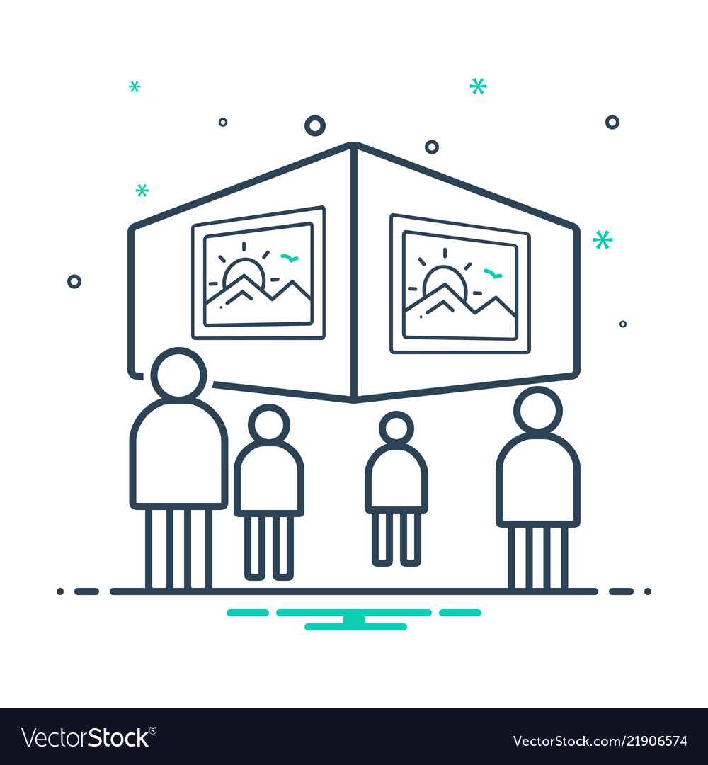 Viewing Royalty Free Vector Image - VectorStock