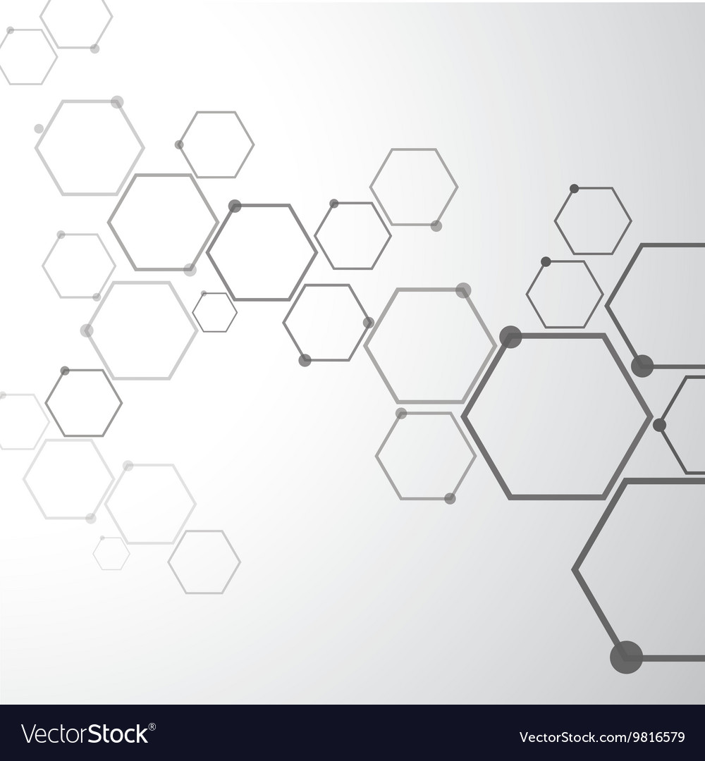 Abstract Molecular Connection Royalty Free Vector Image