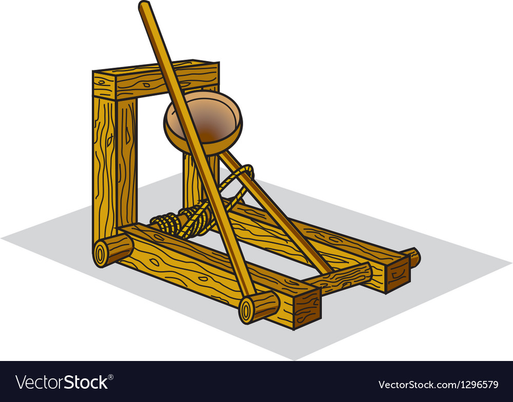 Catapult Royalty Free Vector Image - VectorStock