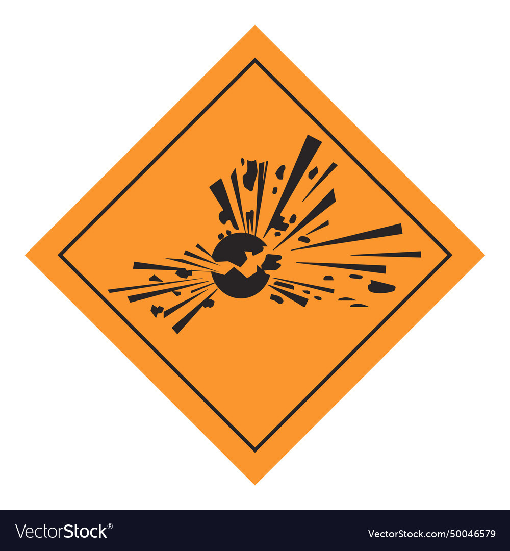 Explosion exploding bomb Royalty Free Vector Image