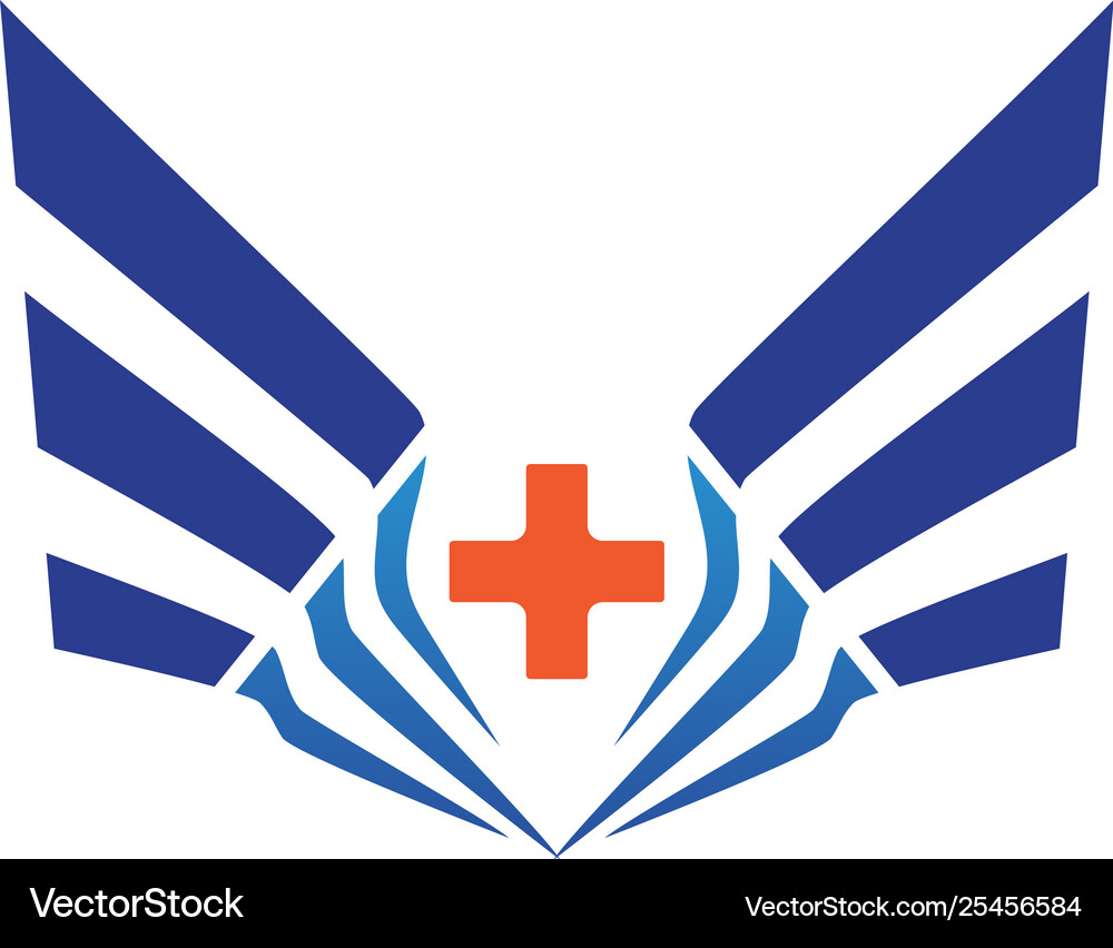 Wing logo and symbol business template Royalty Free Vector