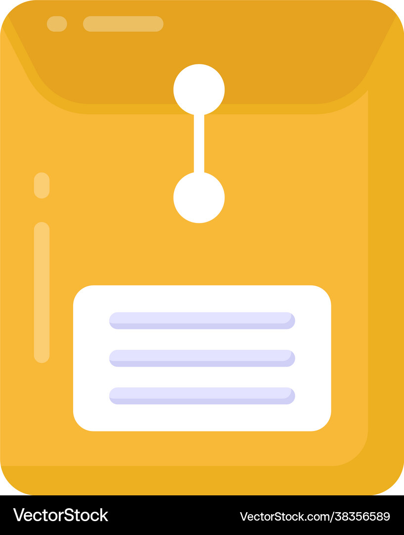 Long envelope Royalty Free Vector Image - VectorStock