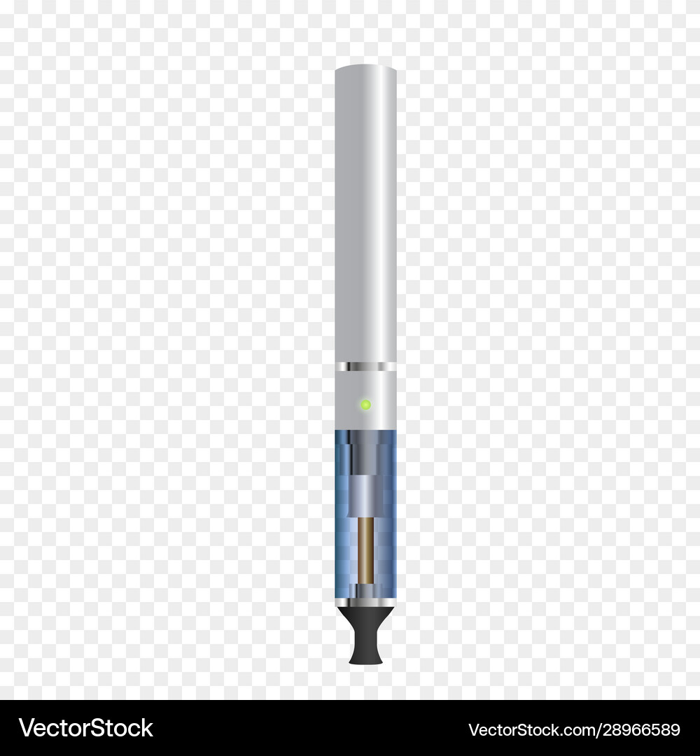 Realistic electronic cigarette Royalty Free Vector Image