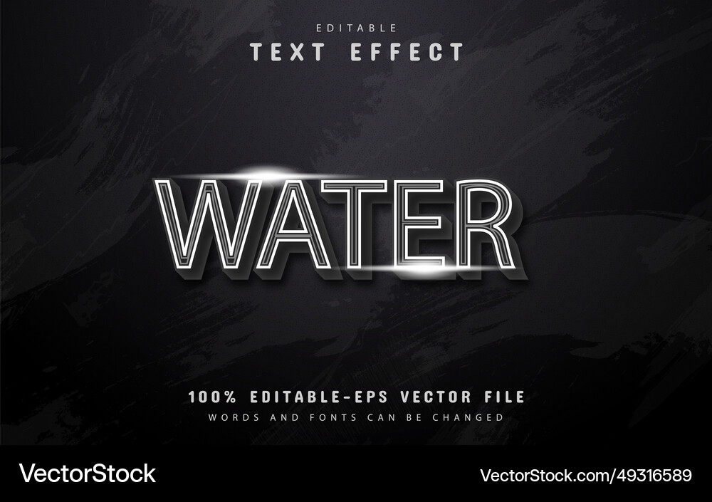 Transparant text effect Royalty Free Vector Image